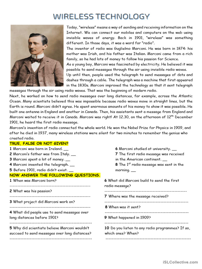 The Invention of Radio by Marconi | PDF | Radio | Telegraphy