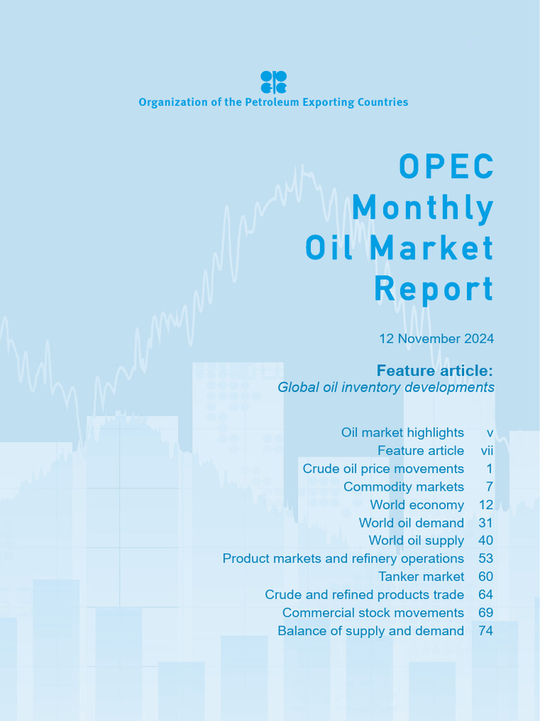 Opec Momr November 2024 | PDF | West Texas Intermediate | Price Of Oil