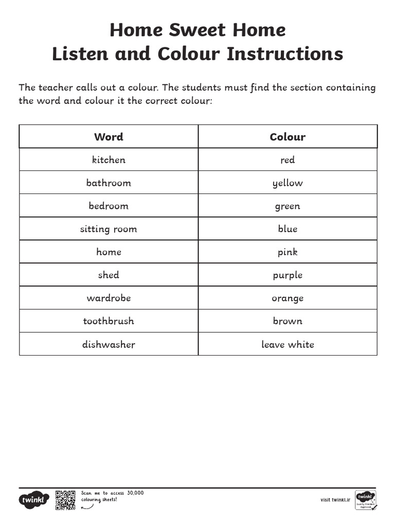 30,000 Colouring Sheets Instructions | PDF