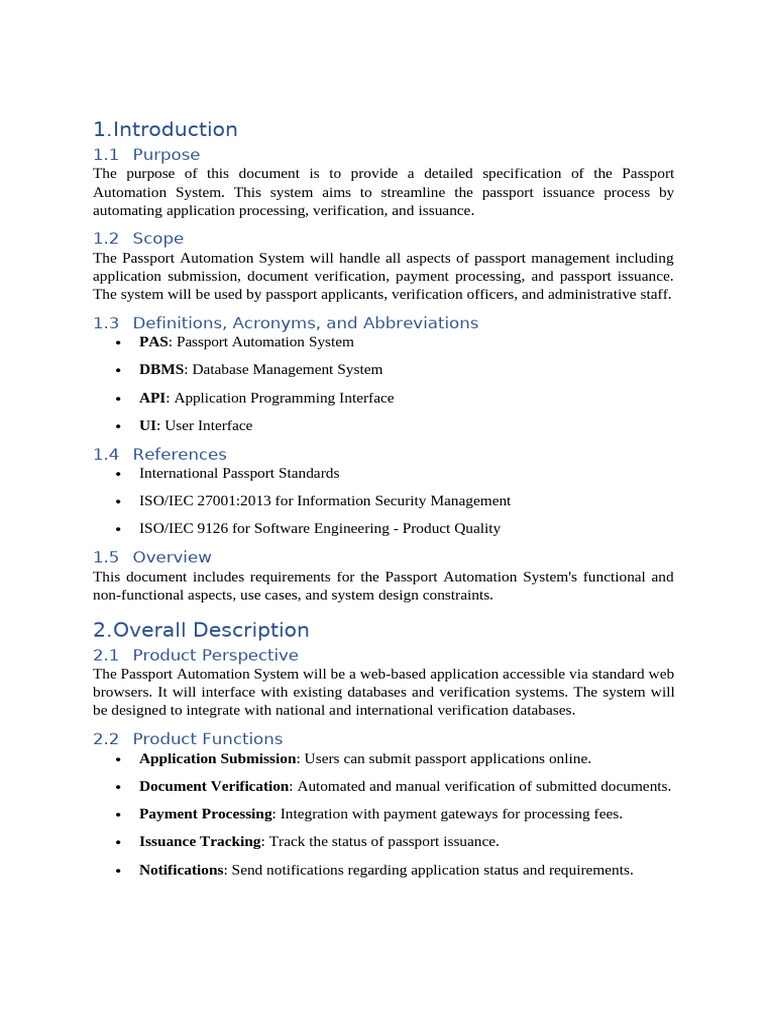 Passport Automation Pdf Databases Verification And Validation