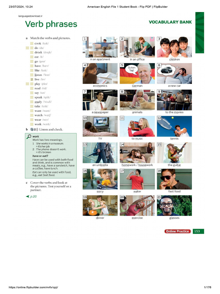American English File 1 Student Book - Flip PDF - FlipBuilder | PDF ...