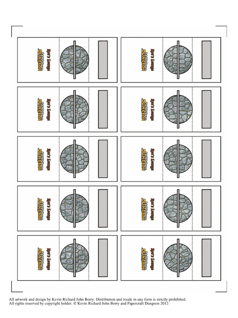 25mm Round Bases - Stonework Floor | PDF