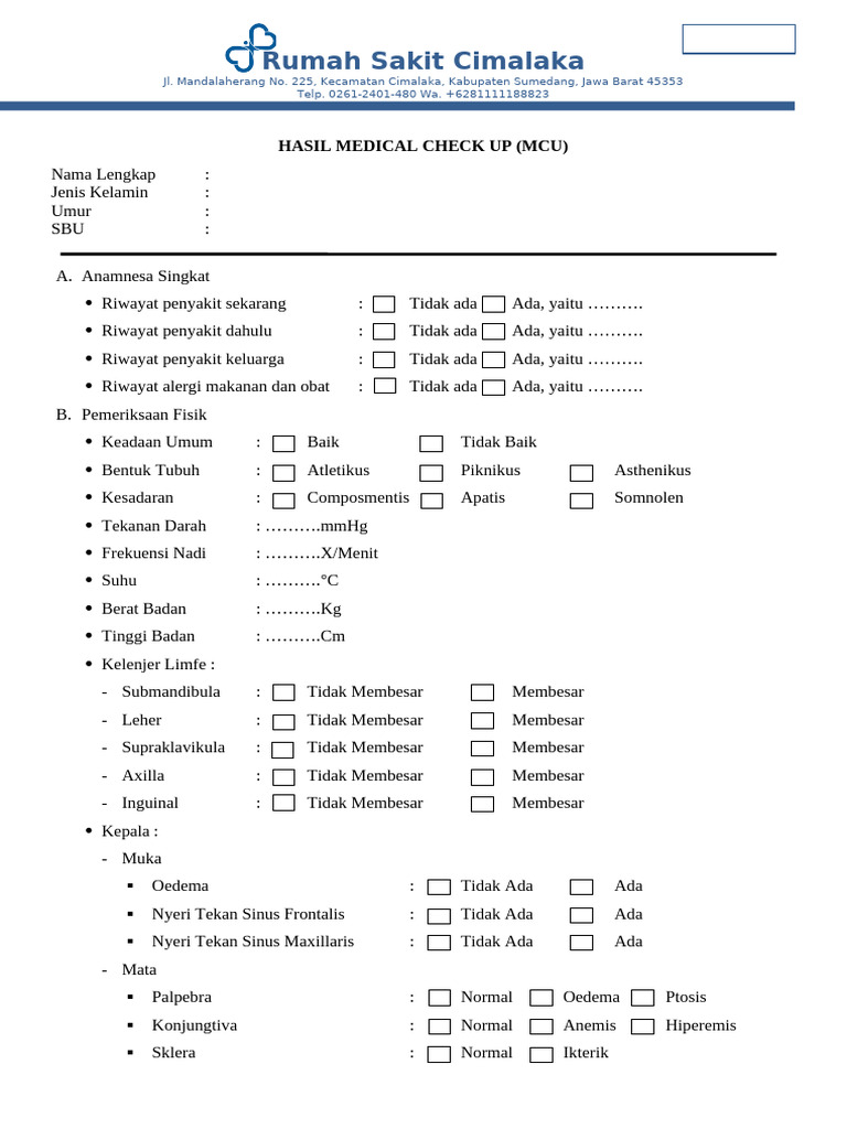 Form Assasment Mcu | PDF