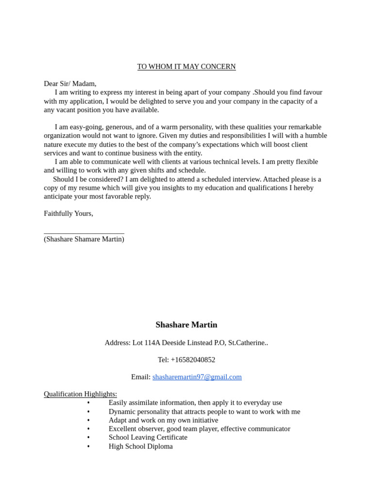 Martin Resume EDITED | PDF