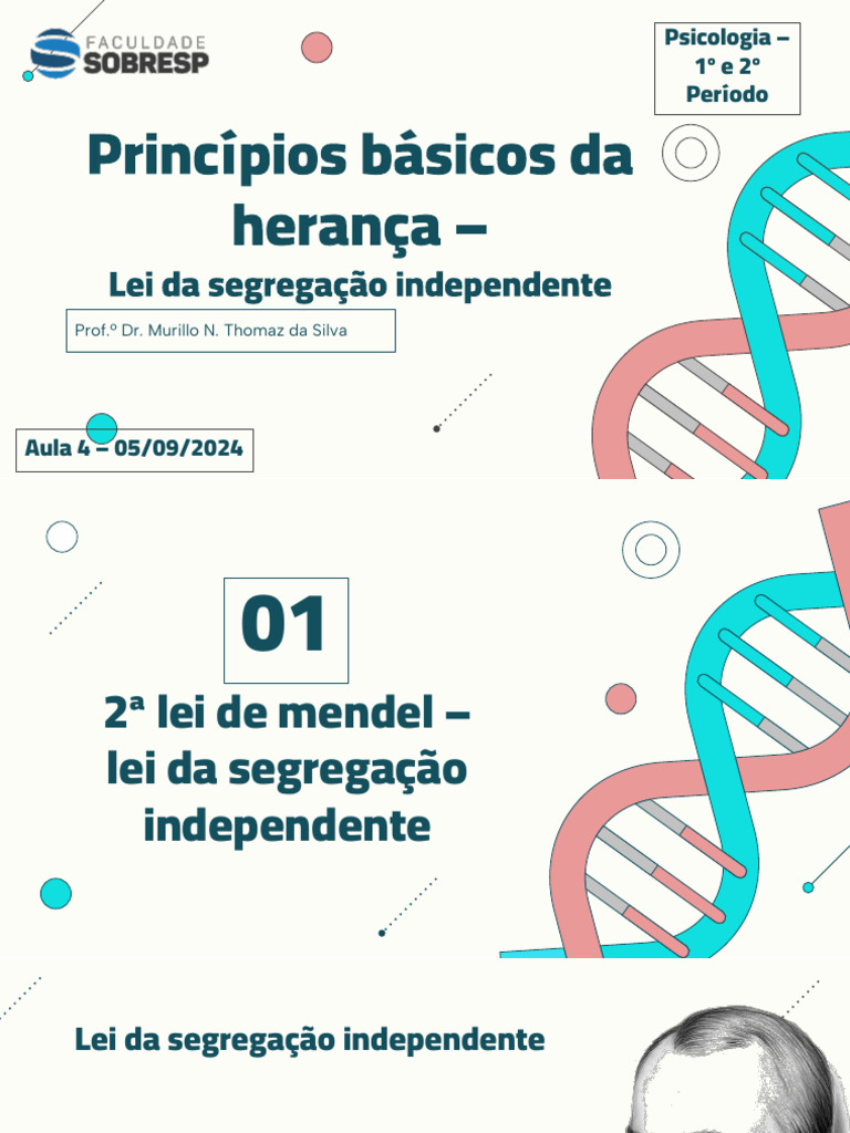 Genética Humana - Aula 4 | PDF | Epistasia | Genética