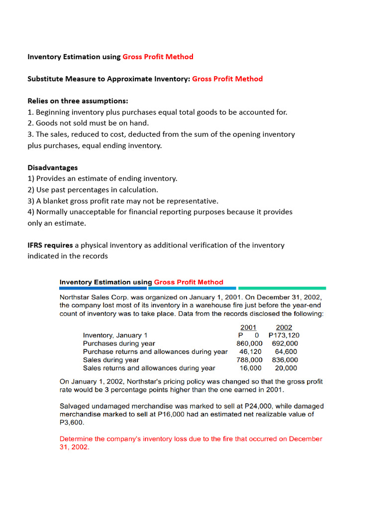 Accounting - Inventories | PDF