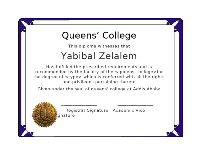 Certificate Template 4 | PDF
