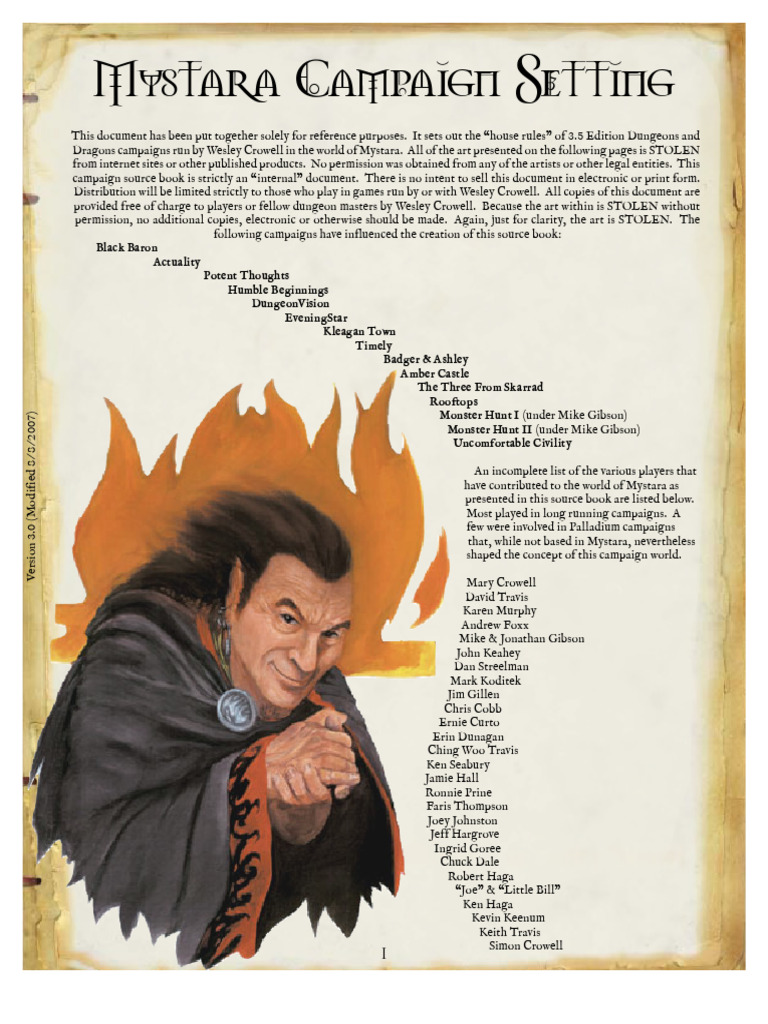 Mystara Campaign Setting Overview | PDF | Dungeons & Dragons | Gary ...