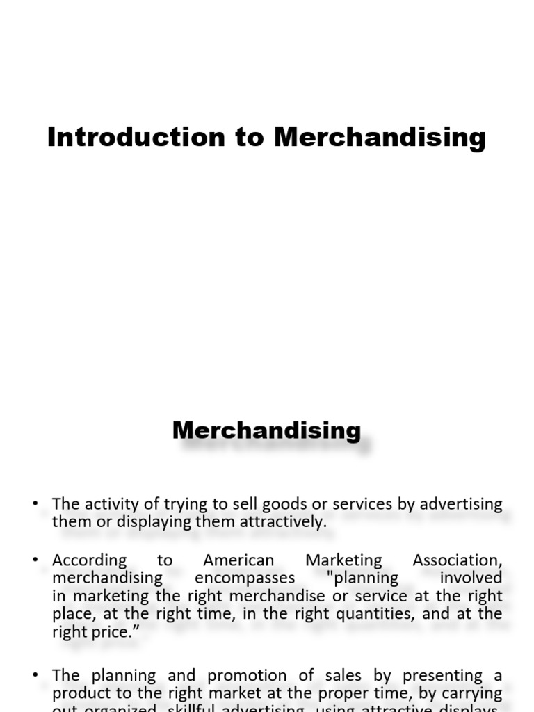 Understanding Merchandising Processes | PDF | Prices | Textiles