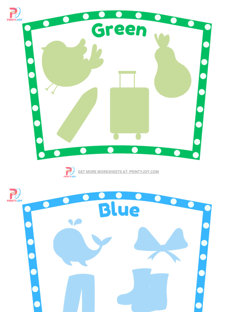 Color Sorting Activity For Toddlers Free Printable | PDF | Lifestyle
