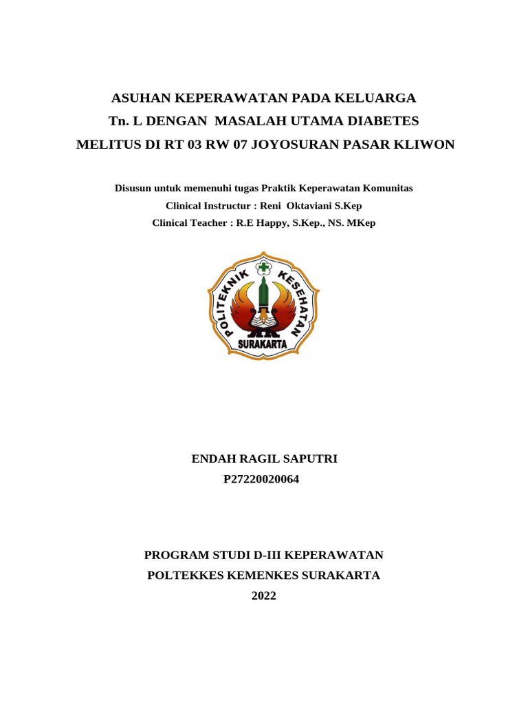 Askep Keluarga - Endah Ragil | PDF