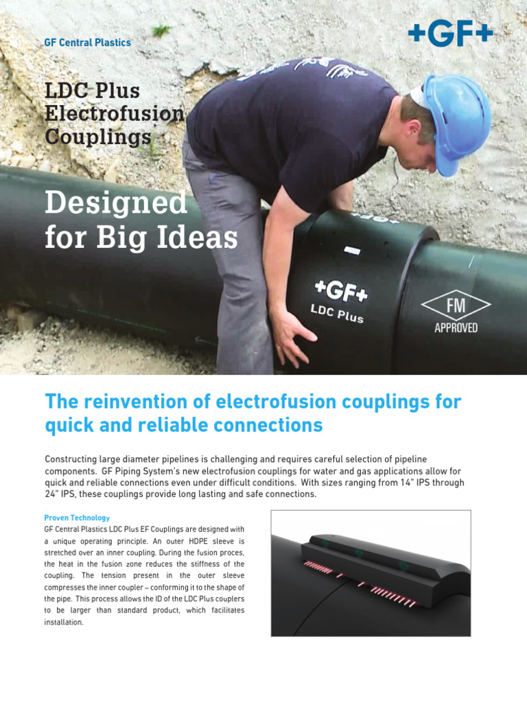 LDC Plus Electrofusion Couplings Guide | PDF | Pipe (Fluid Conveyance ...
