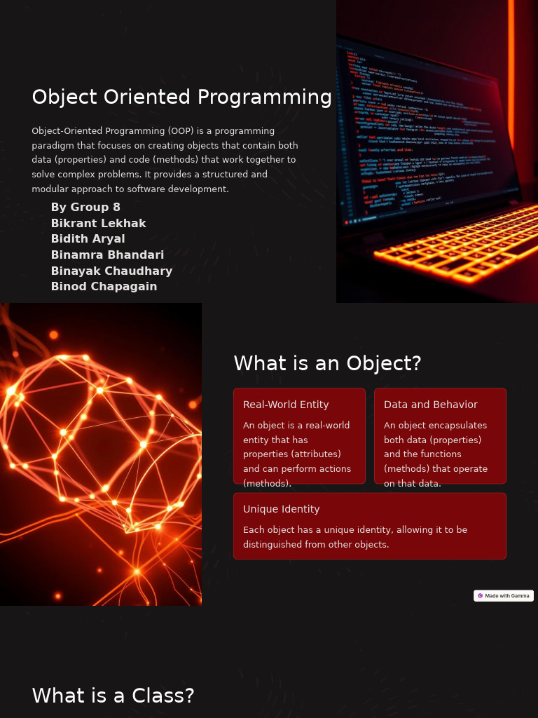 Object Oriented Programming | PDF | Object Oriented Programming | Method (Computer Programming)