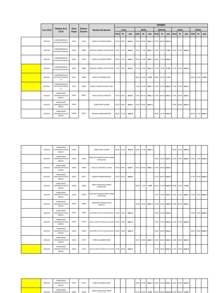 Plantilla Programacion - 24 o | PDF