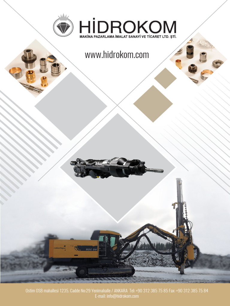 HİDROKOM-Catalogue of Spare Parts | PDF | Piston | Cylinder (Engine)
