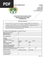 New Application Form For Umngeni Municipality | PDF | Criminal Record ...