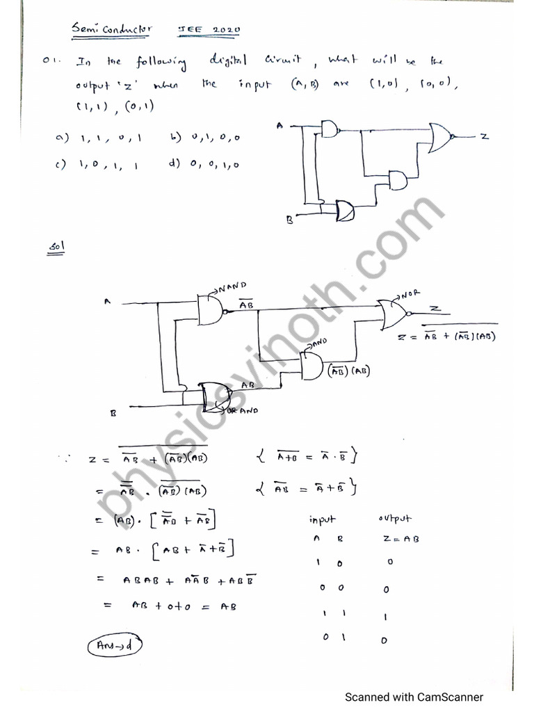 Semiconductor JEE 2020 - Watermark | PDF