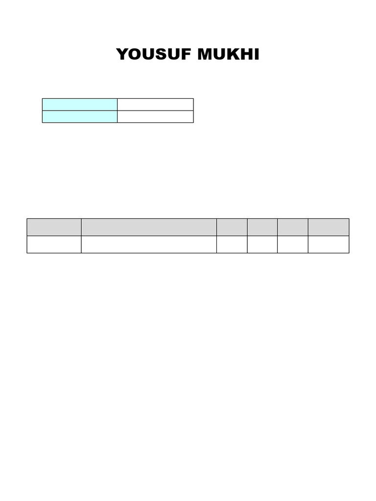 Yousuf Mukhi - Invoice | PDF | Finance & Money Management