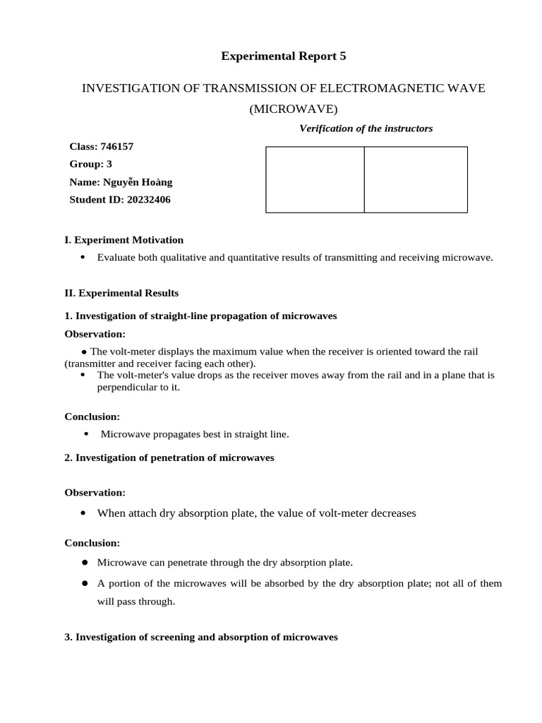 Ex5 (1) | PDF | Antenna (Radio) | Reflection (Physics)