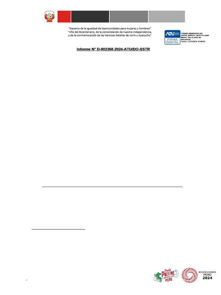 Informe de Recaudación Semanal ATU | PDF | Lima | Perú