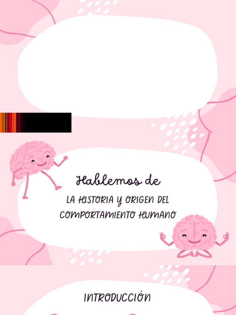 Historia del Comportamiento Humano | PDF | Behaviorismo | Comportamiento