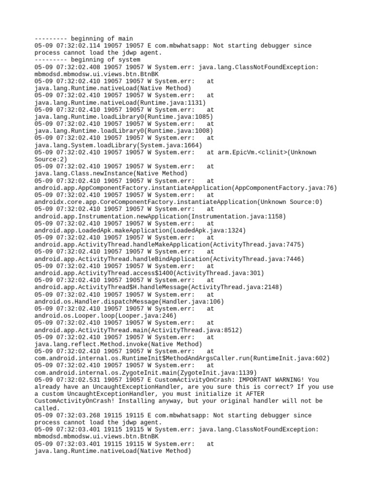 Logcat | PDF | Java (Programming Language) | Android (Operating System)