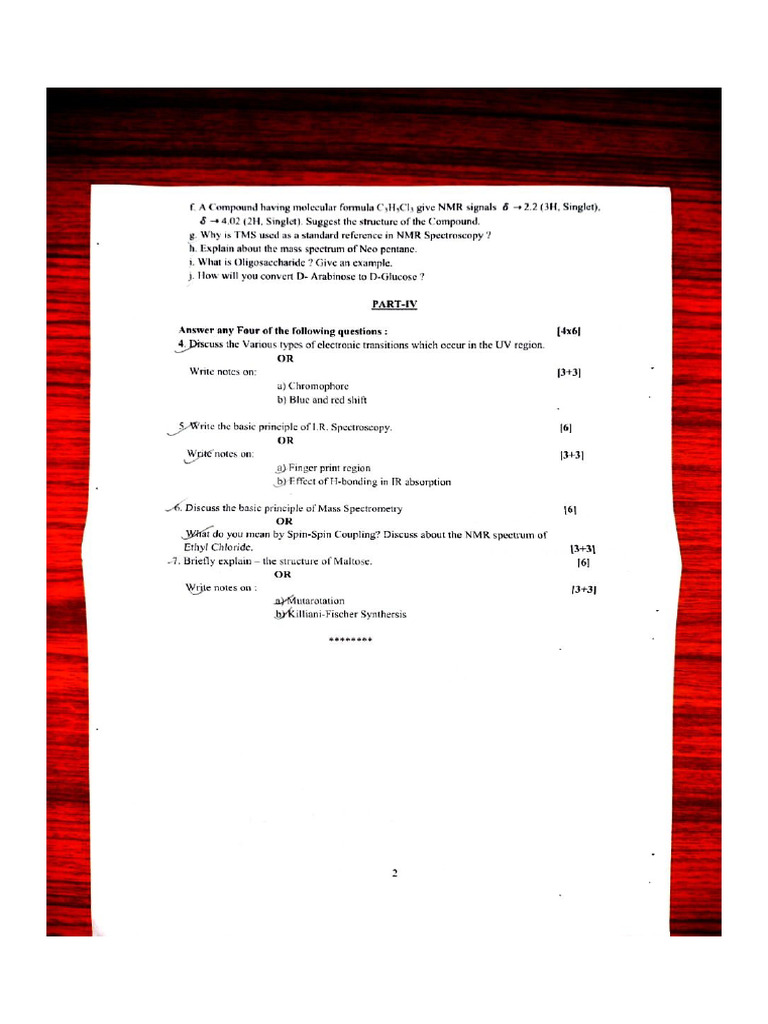 5sem Previous Year Question Papers | PDF