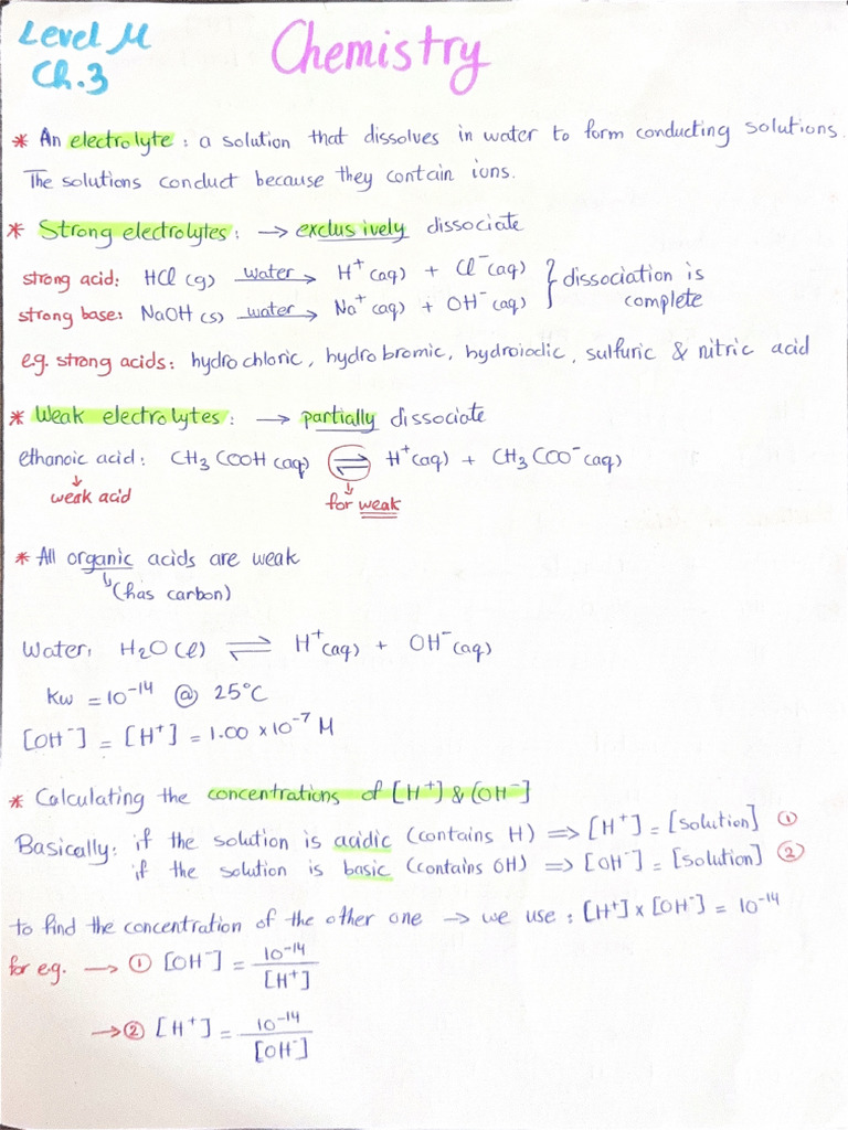 Chemistry Level M Ch3 Pdf