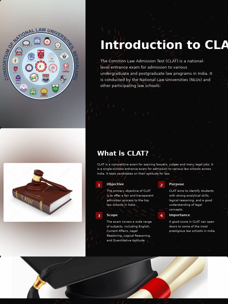 Comprehensive Guide to CLAT Exam | PDF | University And College ...