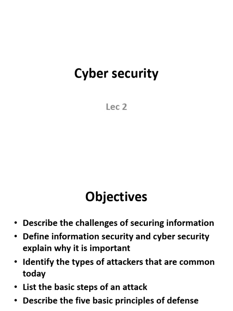 Lec 2 | PDF | Information Security | Security Lec 2 | PDF | Information Security | Security