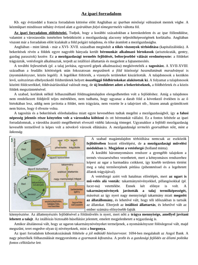 Ipari Forradalom Első Hulláma | PDF