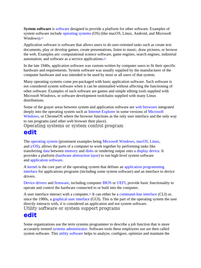 System Software | PDF | System Software | Scripting Language System Software | PDF | System Software | Scripting Language