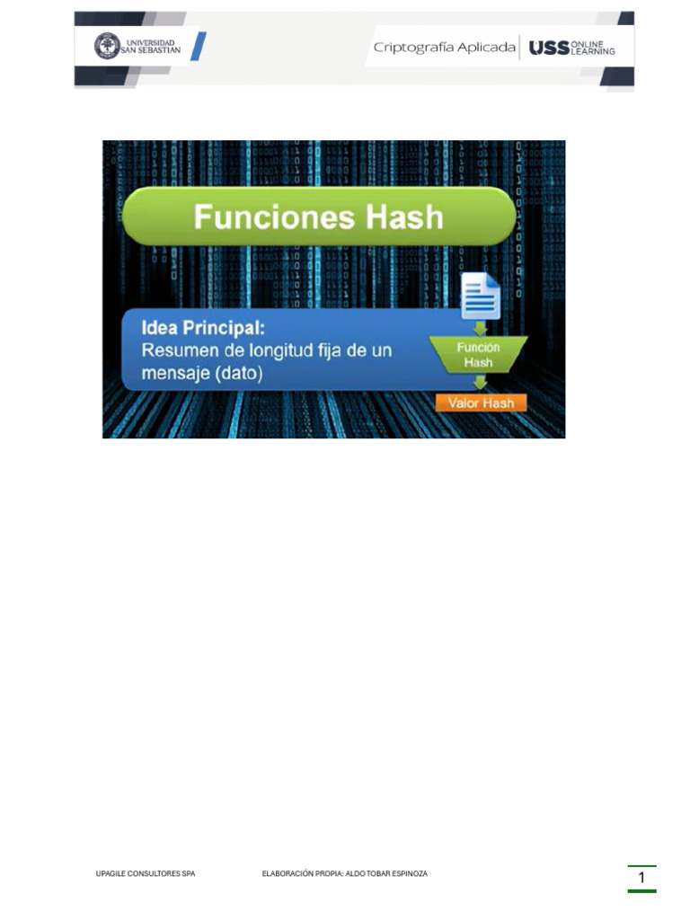 Hash | PDF | Cifrado | Técnicas de espionaje