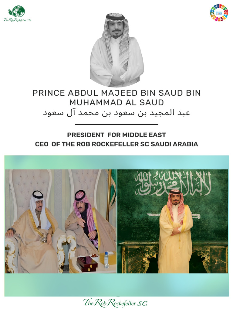 The Rob Rockefeller CV PRINCE Abdul Majeed Bin Saud Bin Muhammad Al ...