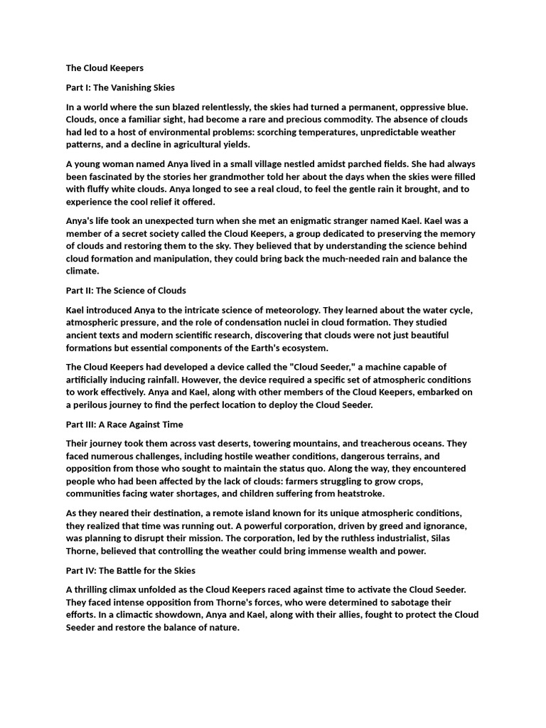 The Cloud Keepers | PDF | Cloud | Sky