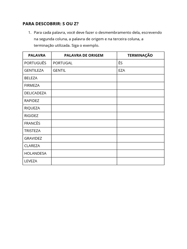 Atividade para Impressao Ez Eza Lpo4 16ats01 | PDF