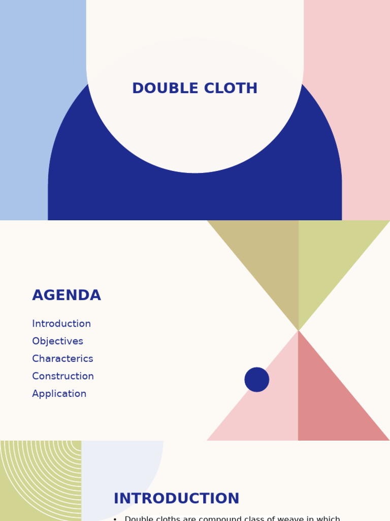 Double Cloth Weaving Techniques Guide | PDF | Textiles | Weaving