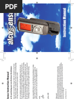 Alcolizer LE5 Alcohol Tester User Manual v25 | PDF | Battery Charger