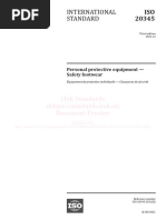 ISO 20345:2021 Safety Footwear Standard | PDF | Shoe | International ...