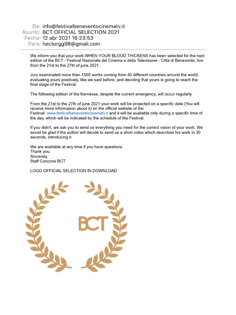 BCT Official Selection 2021 | PDF | Foreign Language Studies | Art