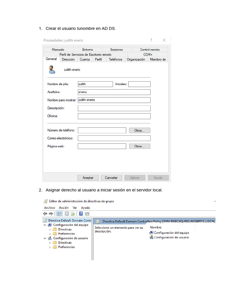 A04 - Iniciar Sesión en Servidor | PDF