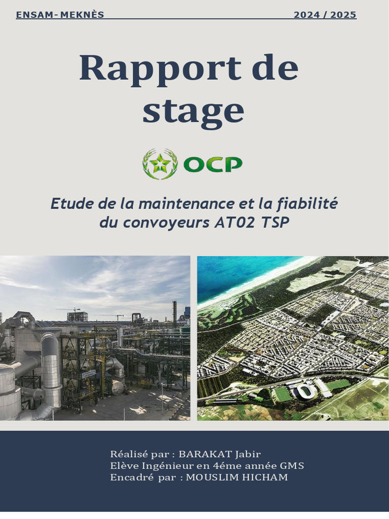 RAPPORT Ocp | PDF | Phosphate