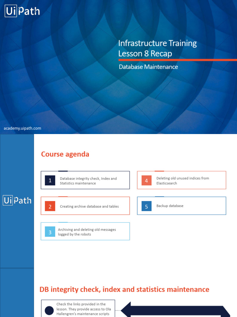 Lesson 8 Recap Slides | PDF | Databases | Backup