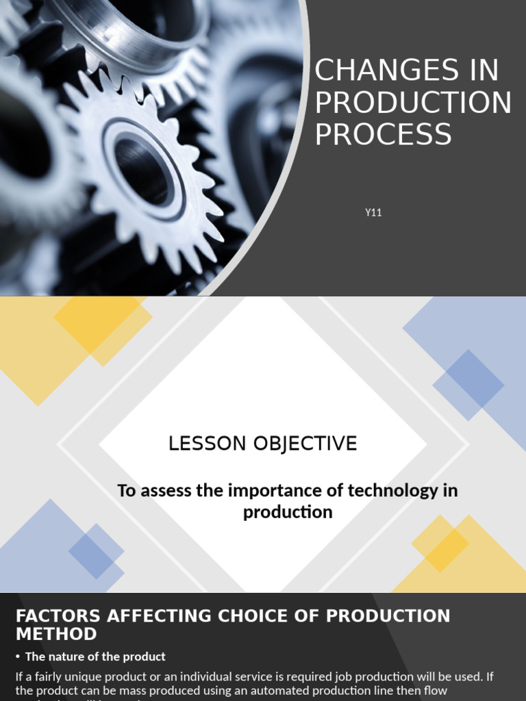 Technology's Impact on Production Methods | PDF | Computer Aided Design ...