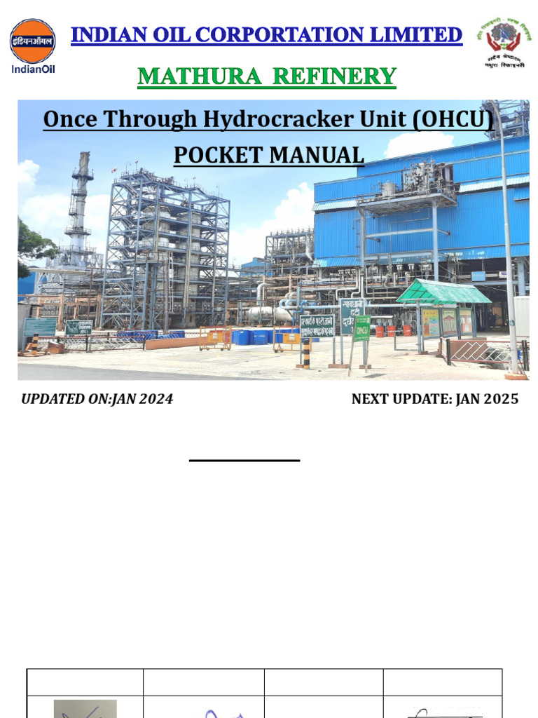 Pocket Manual Ohcu - 2024 | PDF | Cracking (Chemistry) | Hydrogenation