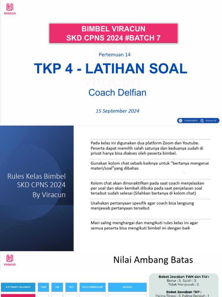 PPT TKP 4 - Viracun Batch 8 | PDF | Ilmu Sosial