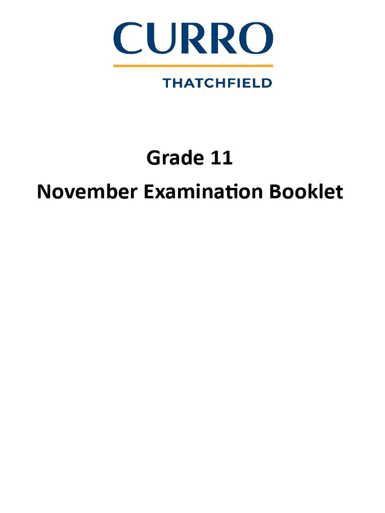 Grade 11 Exam Guide & Schedule | PDF | Credit Card | Marketing