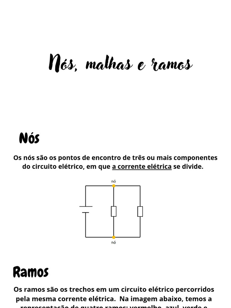 Nós, Malhas e Ramos | PDF | Ciências e Matemática | Tecnologia e Engenharia