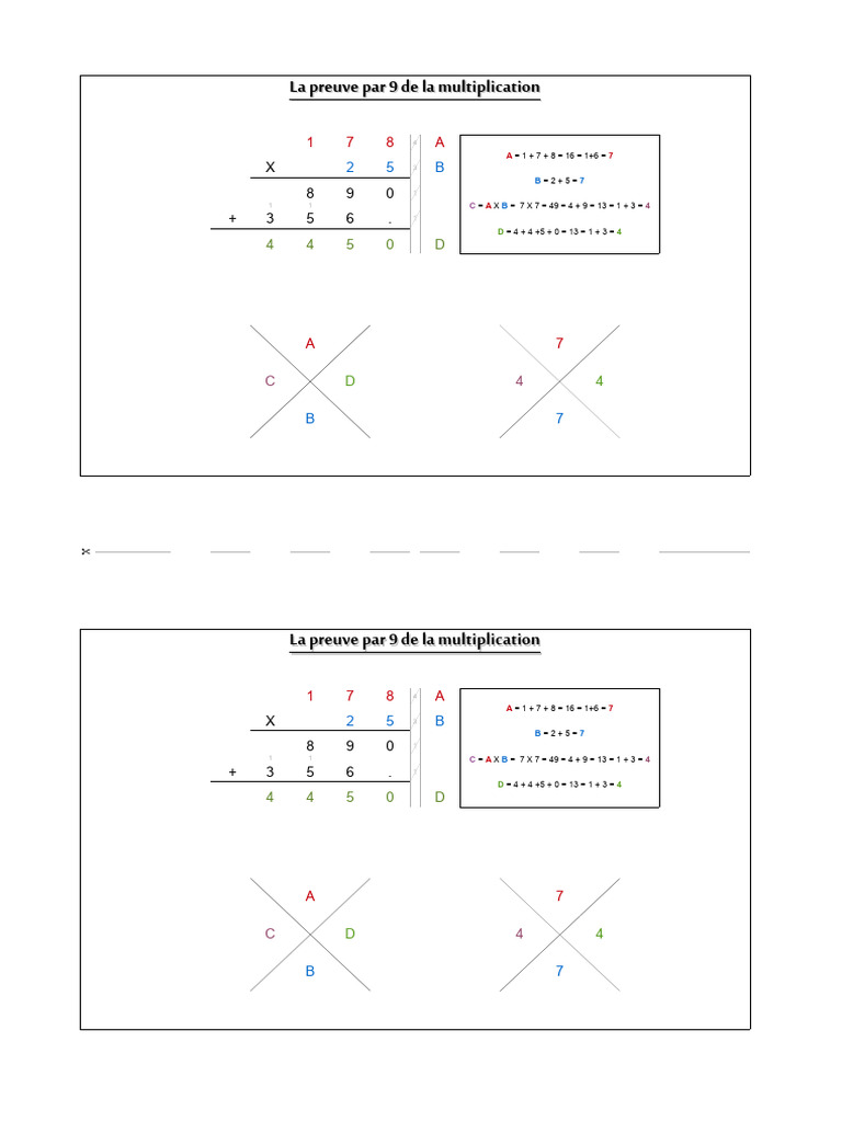 Preuve Par 9 Exercices | PDF