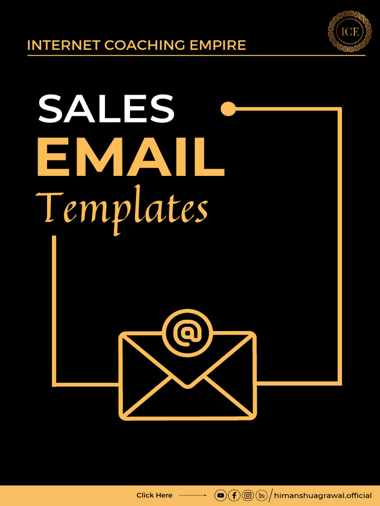 Marketing Email Templates | PDF | Career & Growth